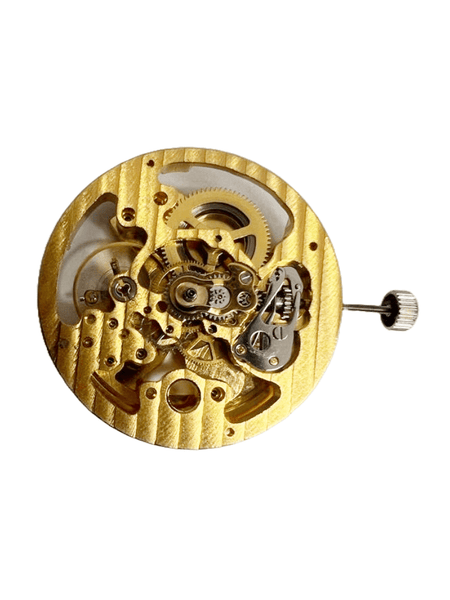 Automatic Skeleton Chinese Watch Movement G3202Z 3Hands Overall Height