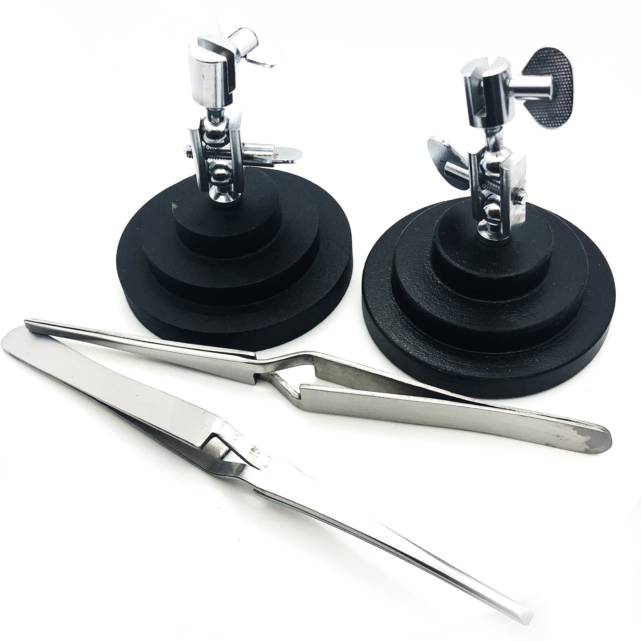 Set of 2 165mm Third Hand Base With 2 Tweezers – Universal Jewelers ...